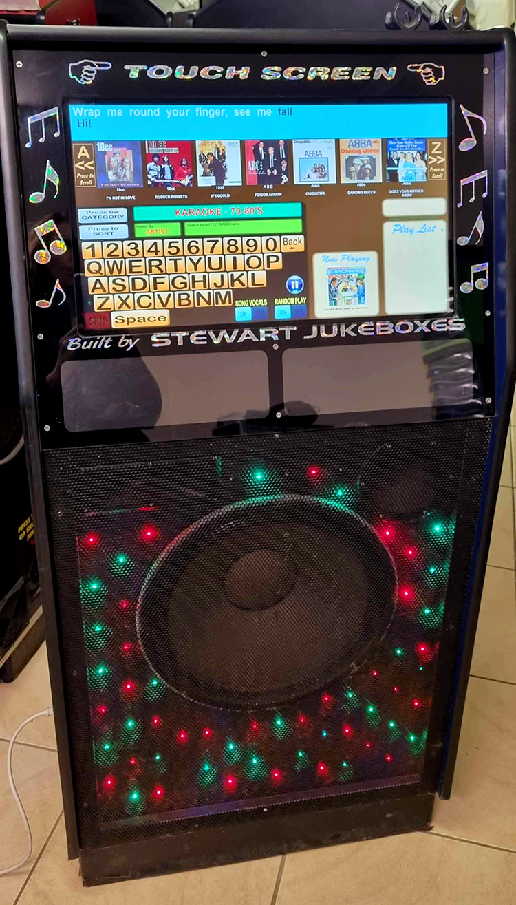 Stewart Jukebox Hire - New & Second Hand | Karaoke Jukebox For Sale